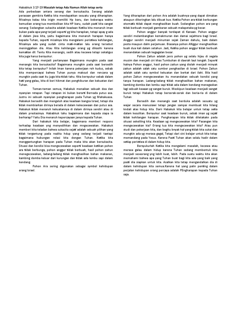 Korintus 10-1-13 Renungan Pemuda | PDF