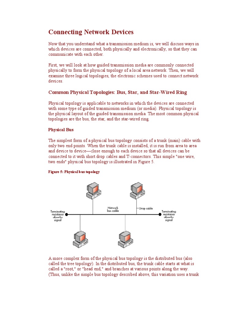 Physical and Logical Topologies | PDF | Network Topology | Network Switch