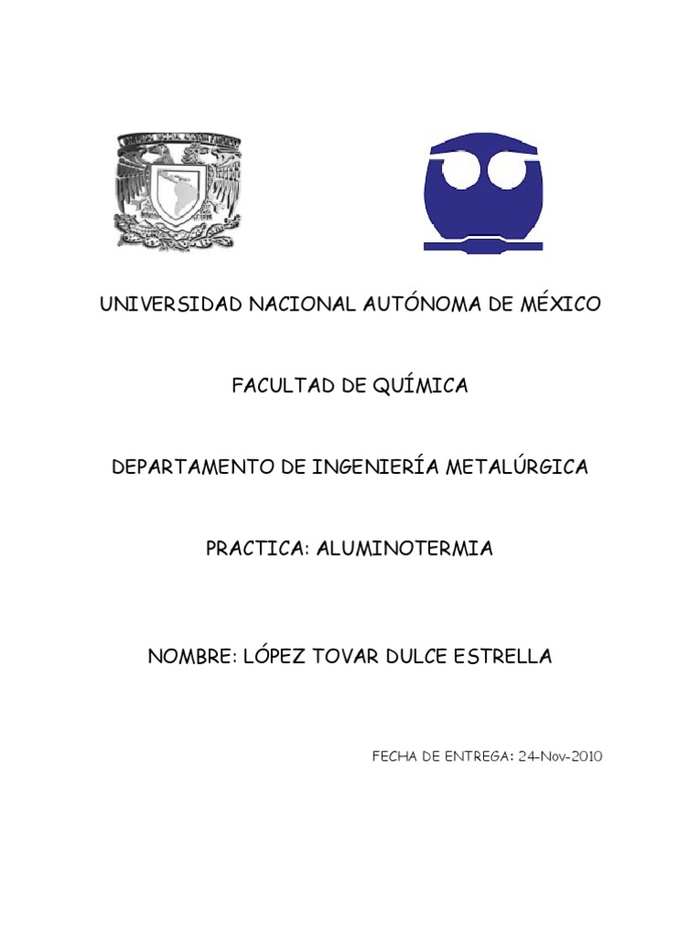 Aluminotermia: Reducción de Hierro | PDF | Aluminio | Rieles