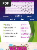Steps On How To Play Scrabble Game | PDF | Leisure | Teaching Mathematics