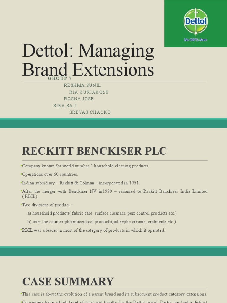 Dettol Case Study | PDF | Brand | Marketing