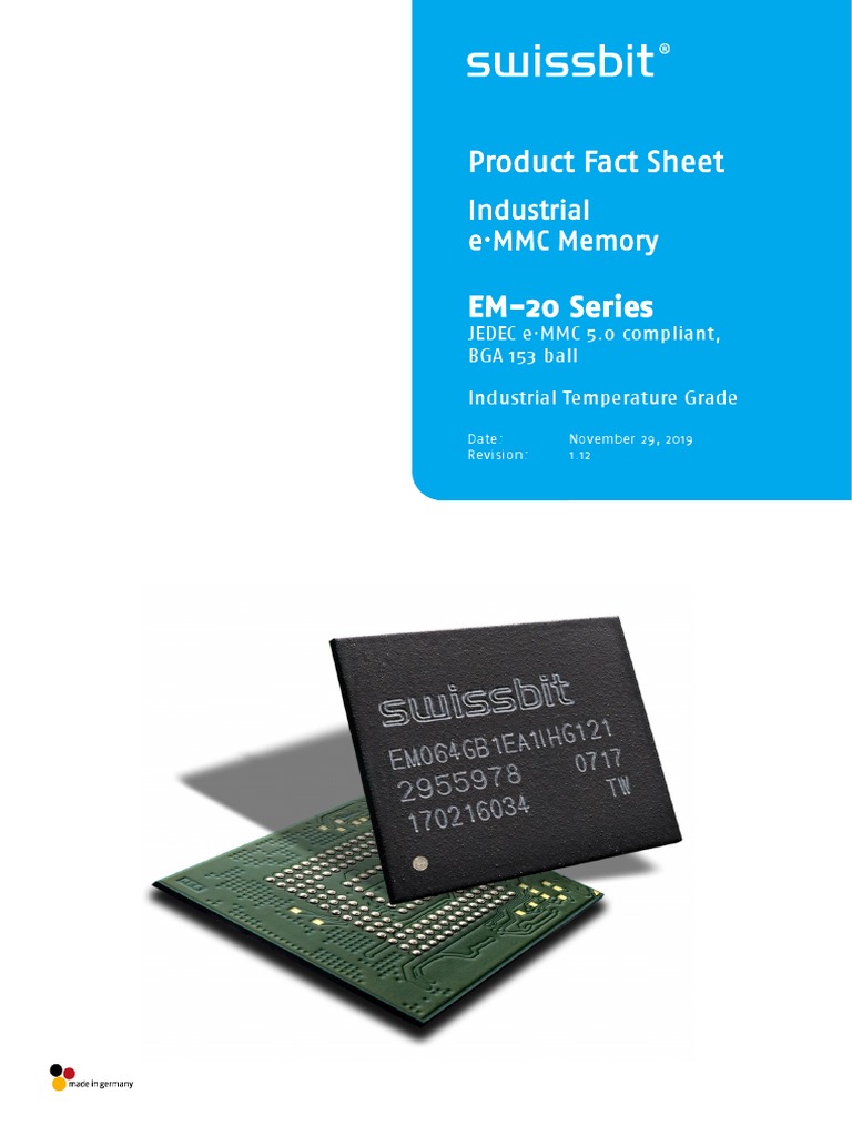 EM-20 Fact Sheet | PDF | Flash Memory | Computing