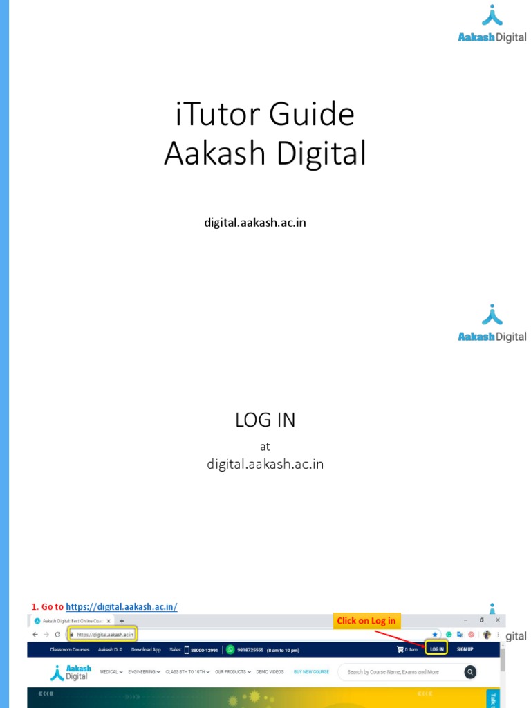 Log in to iTutor Guide: Access Videos, eBooks, Tests & Ask Experts ...