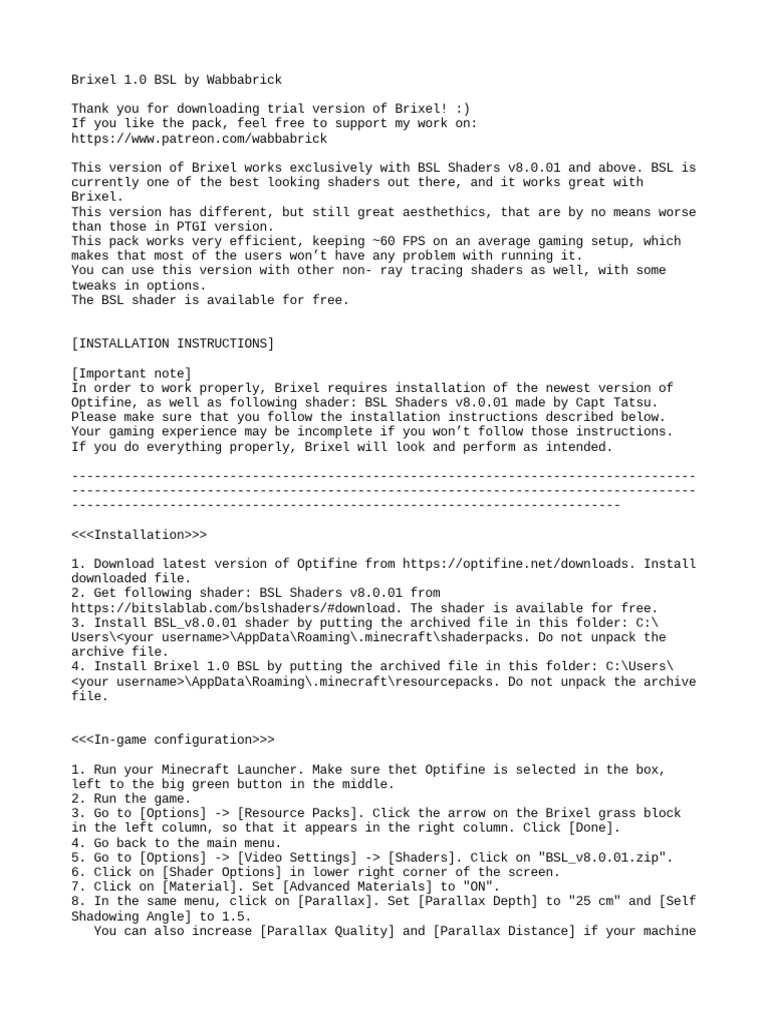 Brixel 1.0 BSL - Installation | PDF | Graphics Processing Unit | System Software