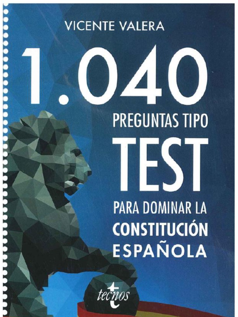 Vicente Valera 1040 Preguntas Tipo Test para Dominar Ce 1978 398 ...