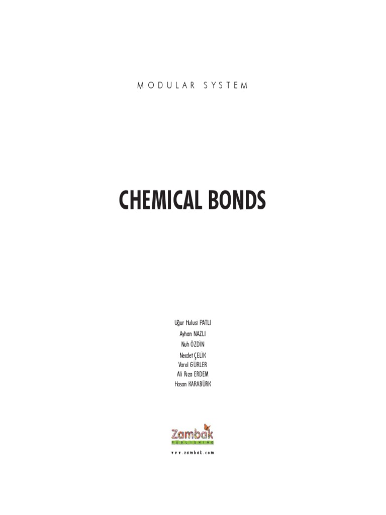 Chemical Bonds: Modular System | PDF | Chemical Bond | Ion