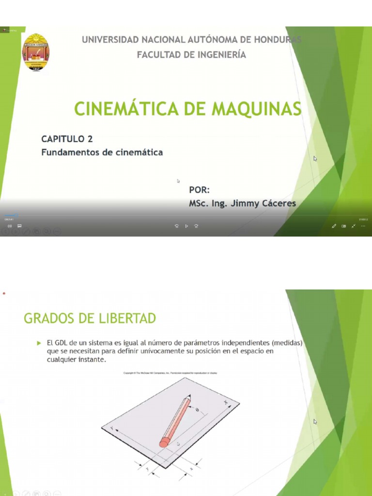 Clase #2 Cinematica de Maquinas | PDF