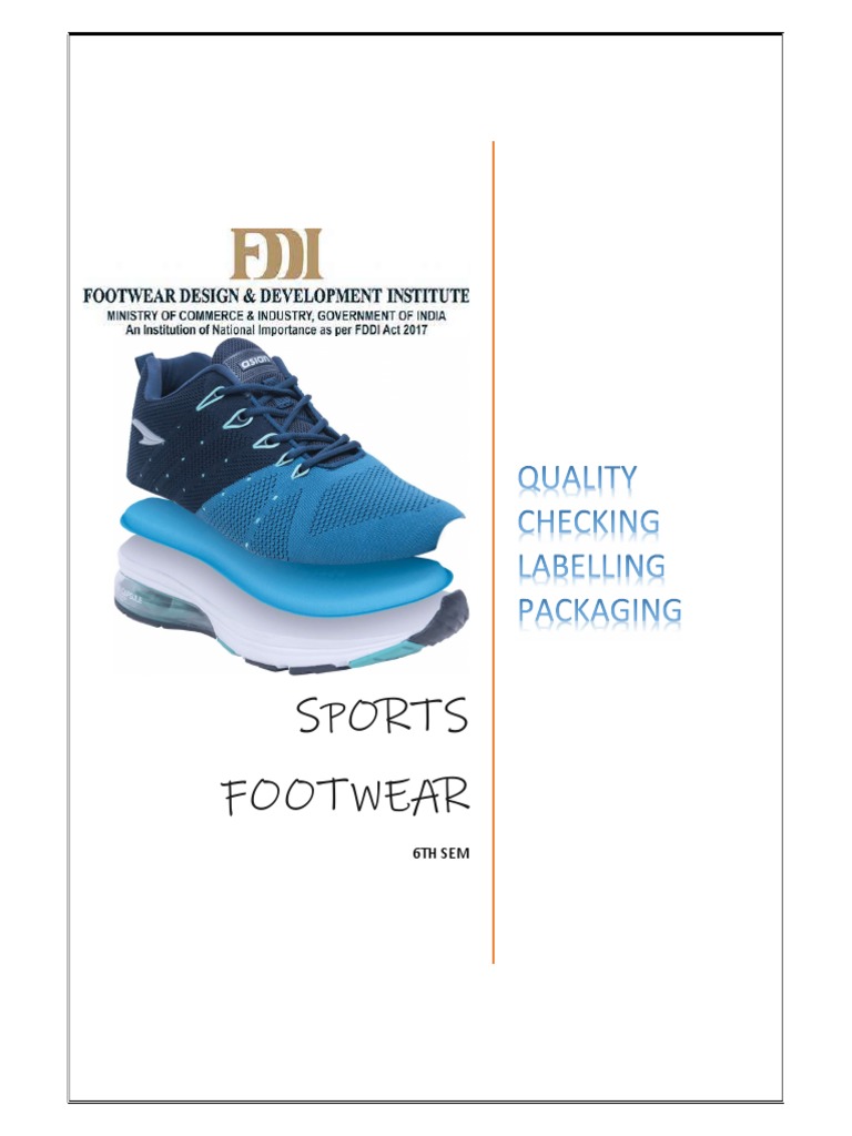 Sports Footwear | PDF | Shoe | Specification (Technical Standard)