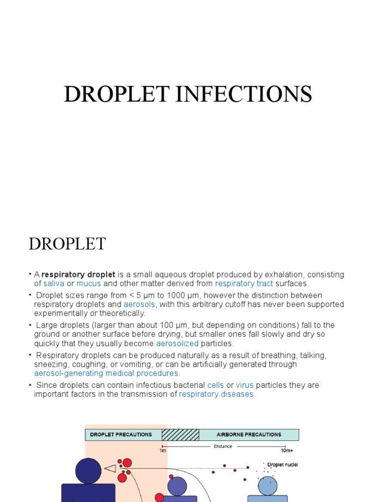 Droplet Infections | PDF | Medical Specialties | Clinical Medicine
