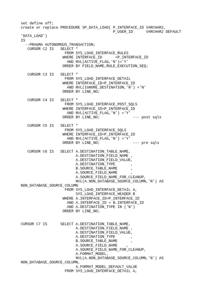 SP Data Load | PDF | Data Management | Computer Science