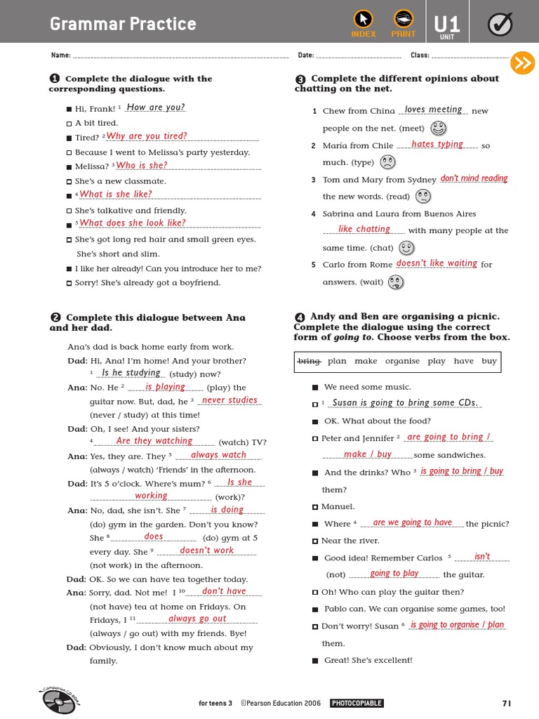 Grammar Keys | PDF