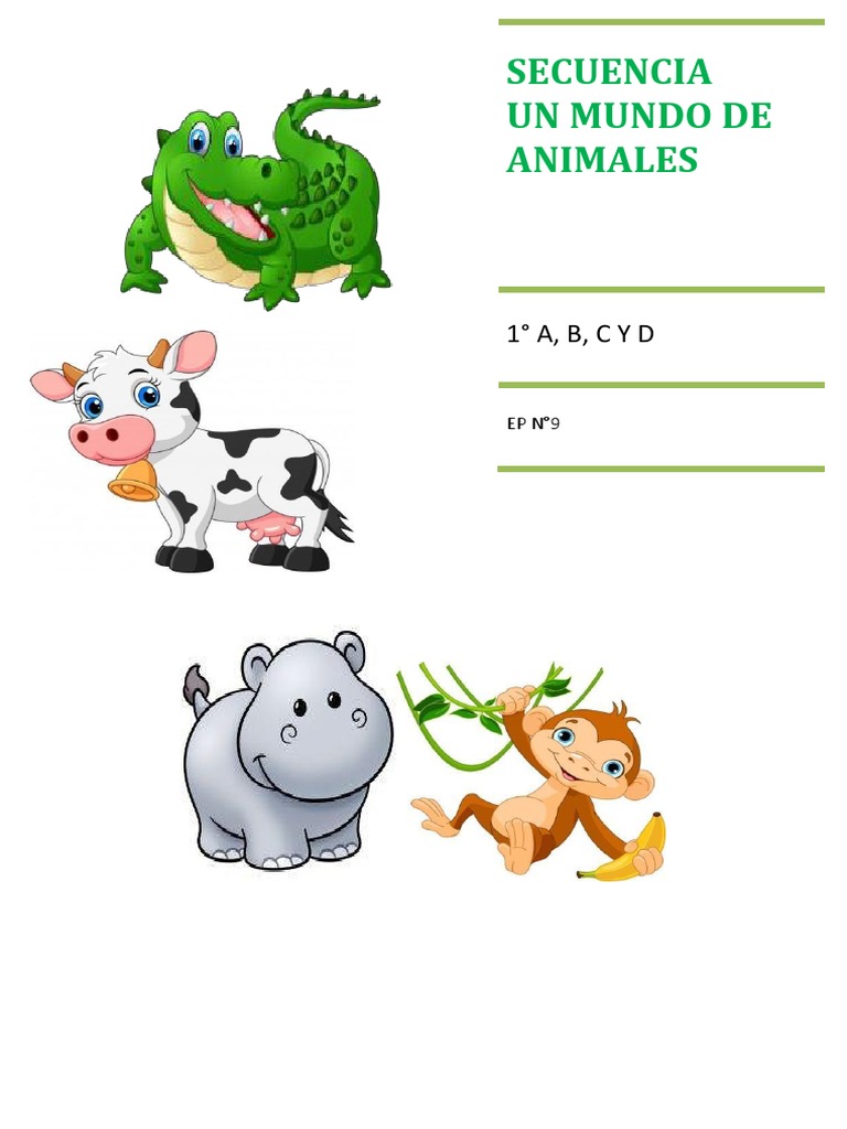 Secuencia Sobre Animales | PDF | Domesticación | Mamíferos