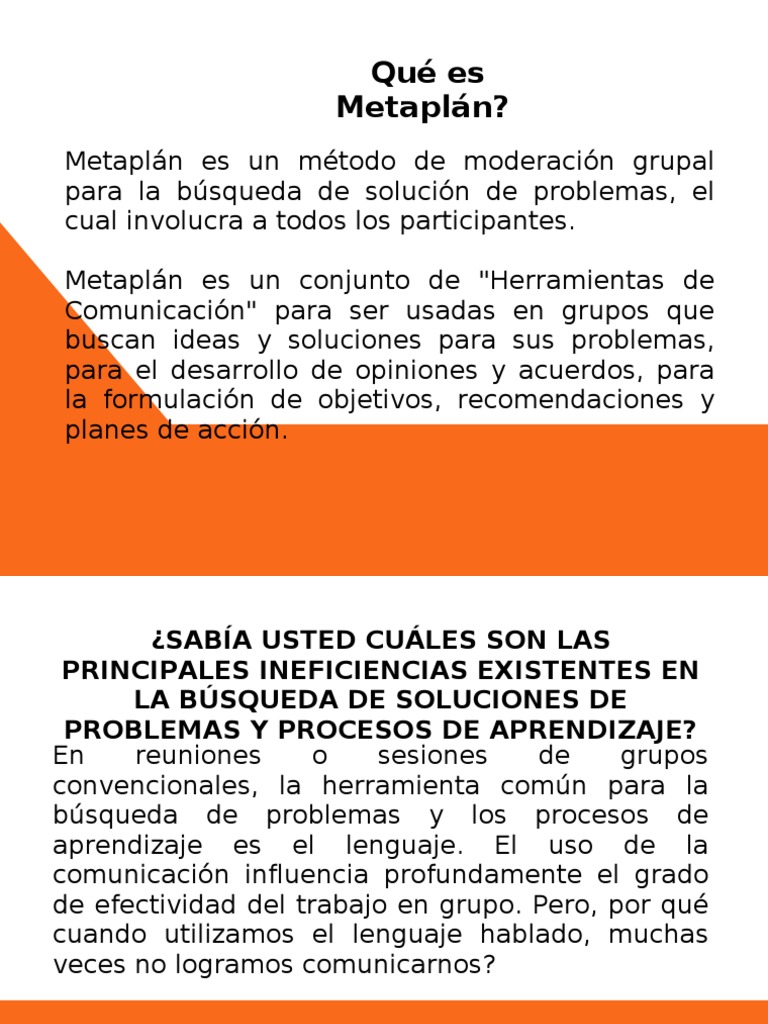 Expos Metodologia Metaplan | PDF | Comunicación | Color