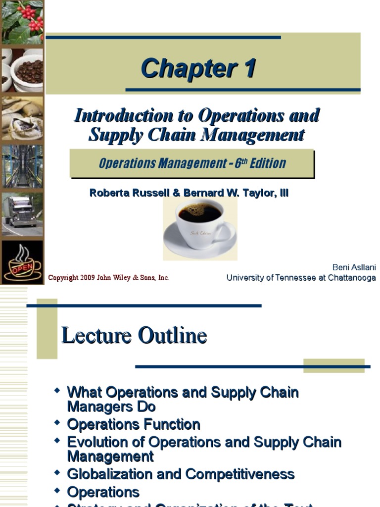 Introduction To Operations and Supply Chain Management | PDF ...