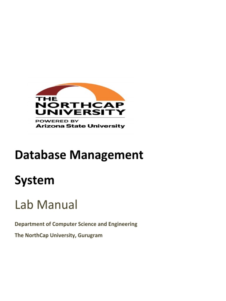 Final DBMS Manual | PDF | Relational Database | Databases Final DBMS Manual | PDF | Relational Database | Databases