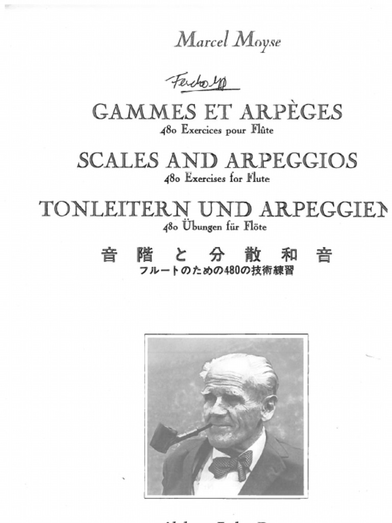 Scales and Arpeggios Marcel Moyse | PDF