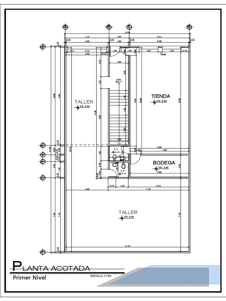 Planta Acotada - Primer Nivel | PDF