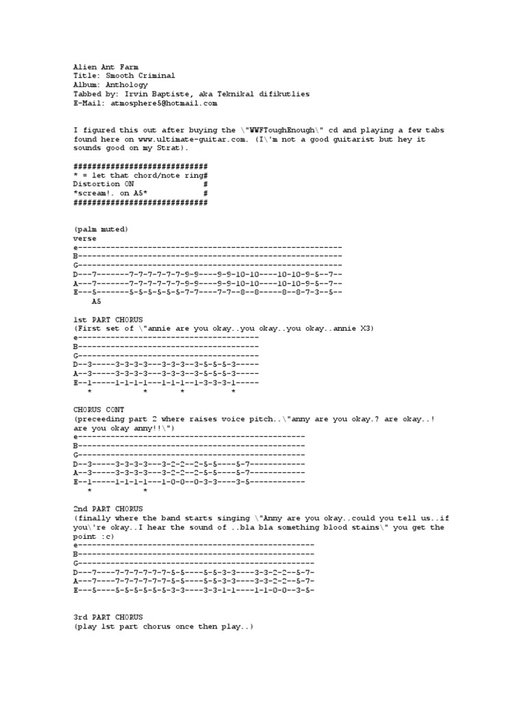 Smooth Criminal | PDF | Celtic Musical Instruments | String Instruments