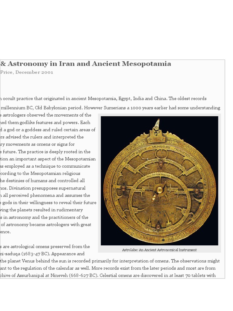 Ancient Mesopotamia Astronomy Ancient Mesopotamian Gods And Goddesses