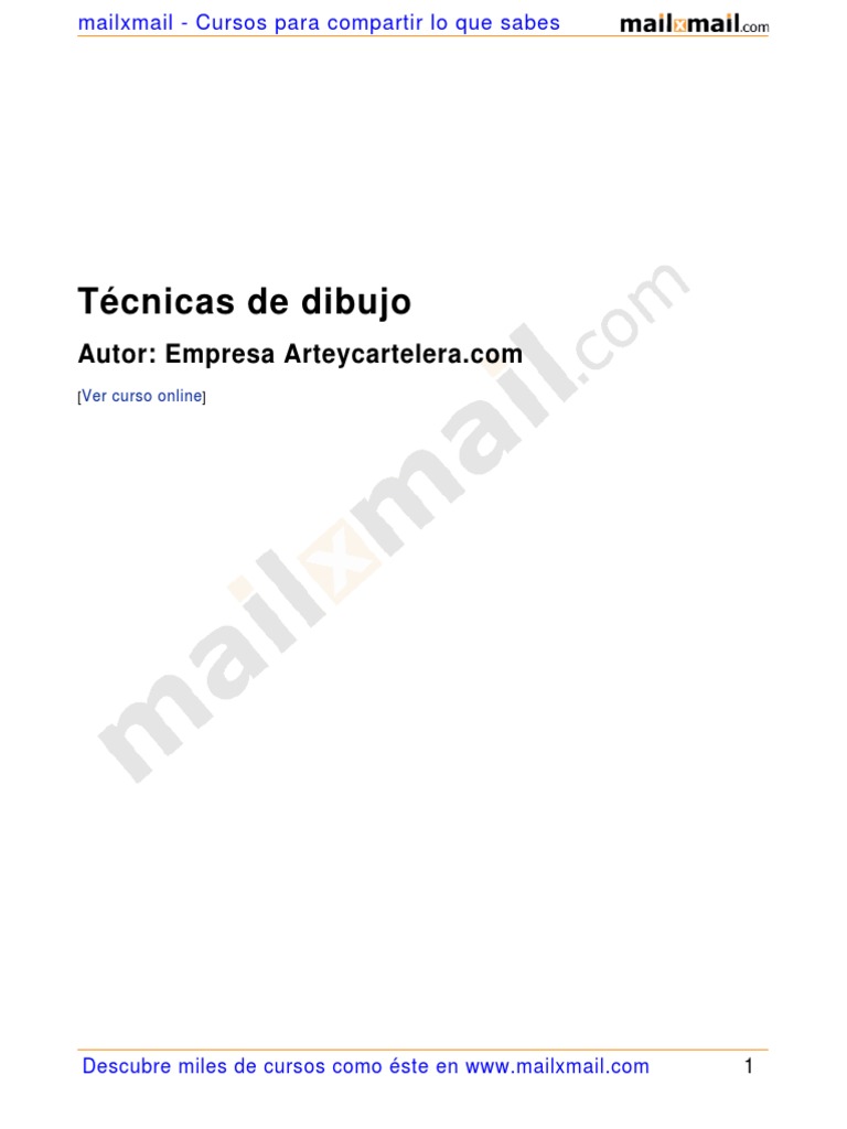 Curso Básico de Técnicas de Dibujo | PDF | Sombra | Dibujo