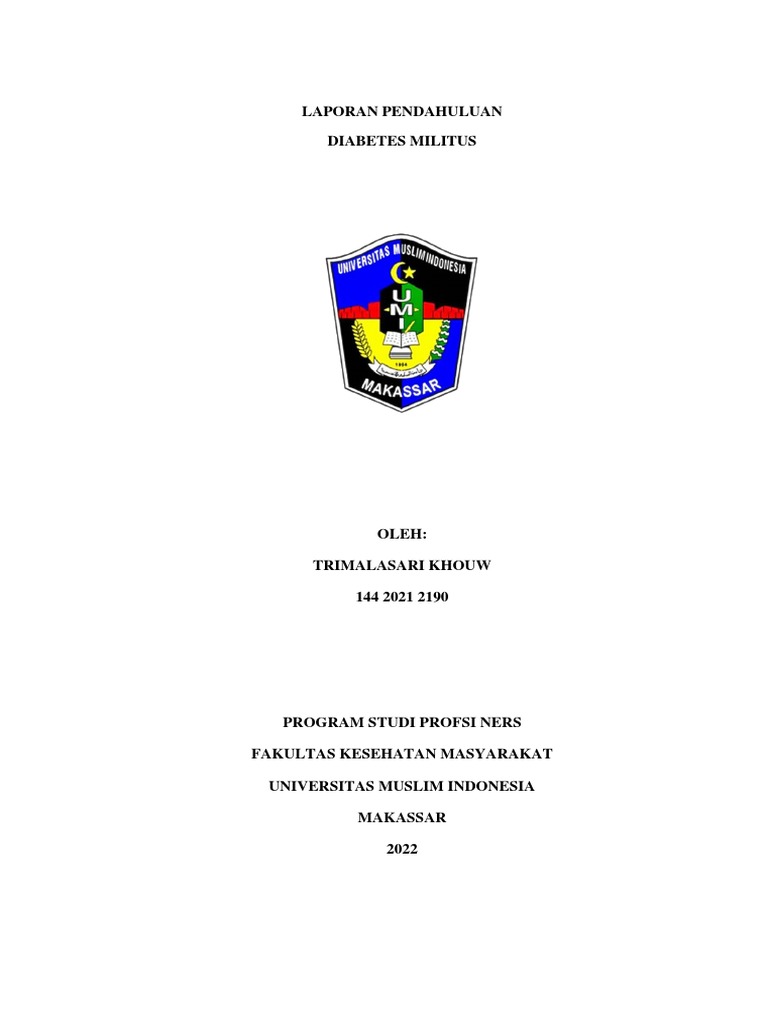 LP - Diabetes Militus | PDF | Pengembangan Diri
