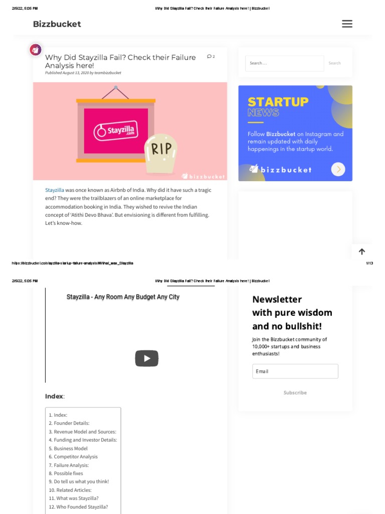 Why Did Stayzilla Fail - Check Their Failure Analysis Here ...