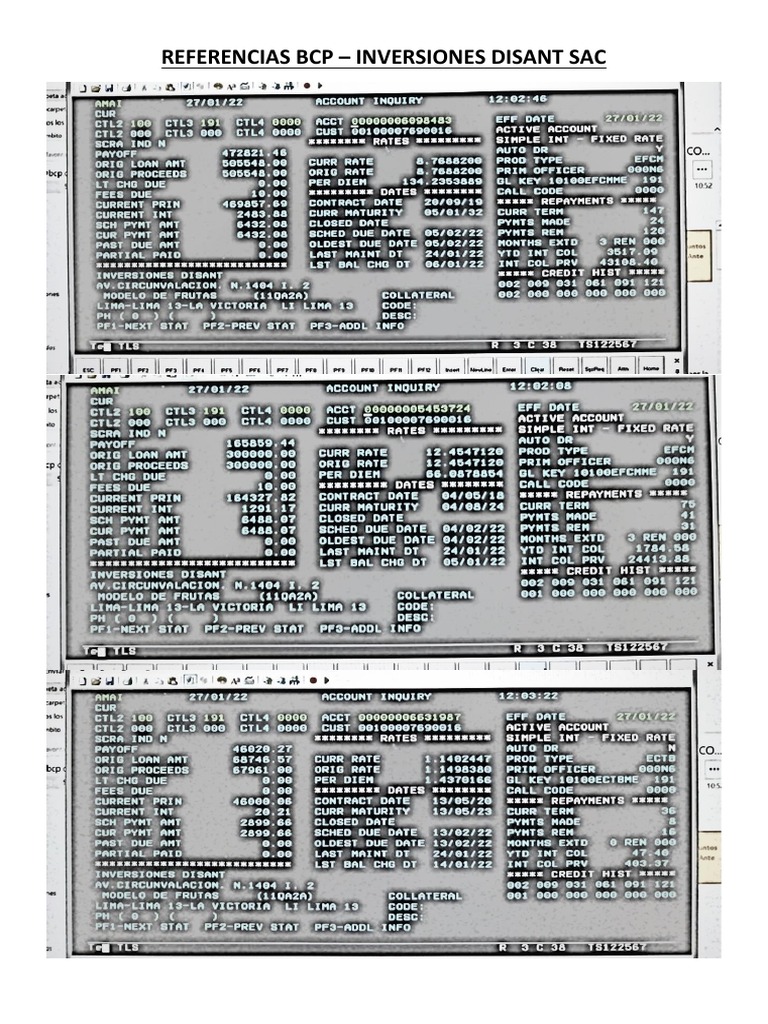 Referencias BCP | PDF