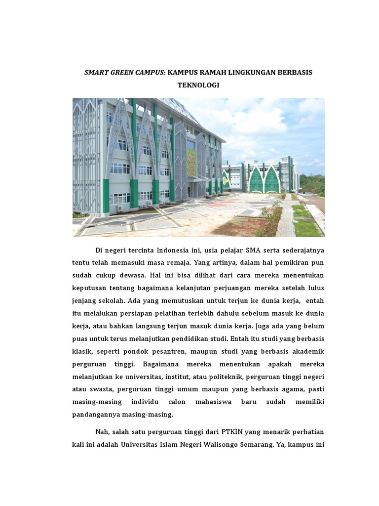 Esai Smart Green Campus | PDF