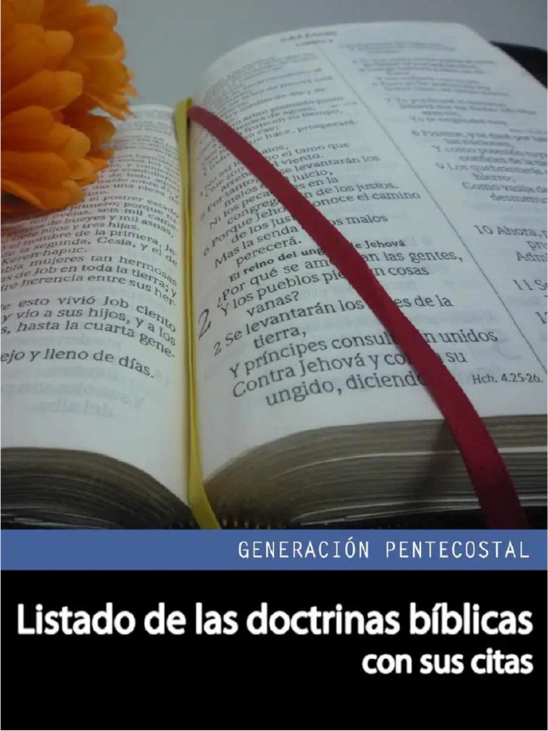Listado de doctrinas bíblicas fundamentales con sus respectivas citas bíblicas | PDF | Biblia ...