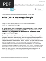 Inside Out Worksheet | PDF | Emotions | Emotional Intelligence