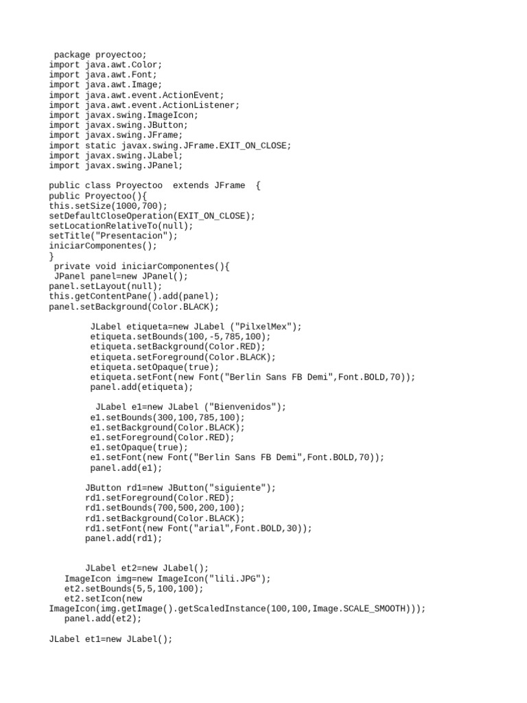 Codigo Correccion | PDF | Computing | Graphical User Interfaces