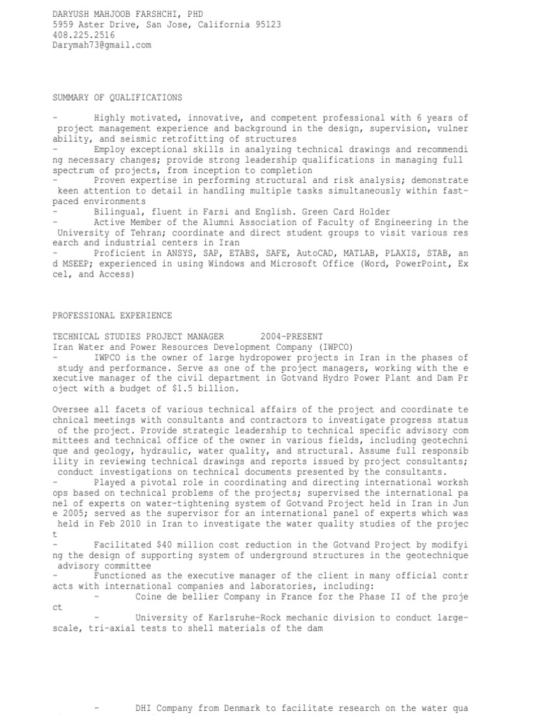 Structural/ Earthquake Engineer | PDF | Earthquake Engineering ...