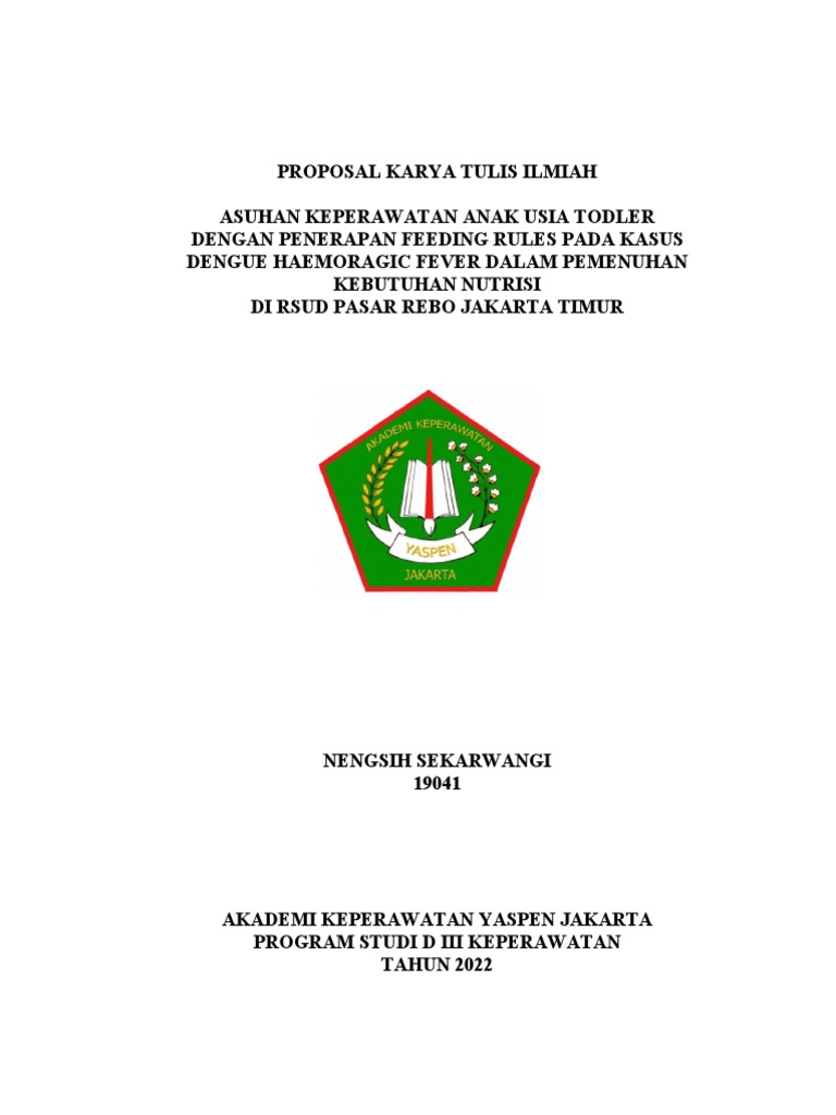 Proposal Karya Tulis Ilmiah Nengsih Konsul Revisi | PDF