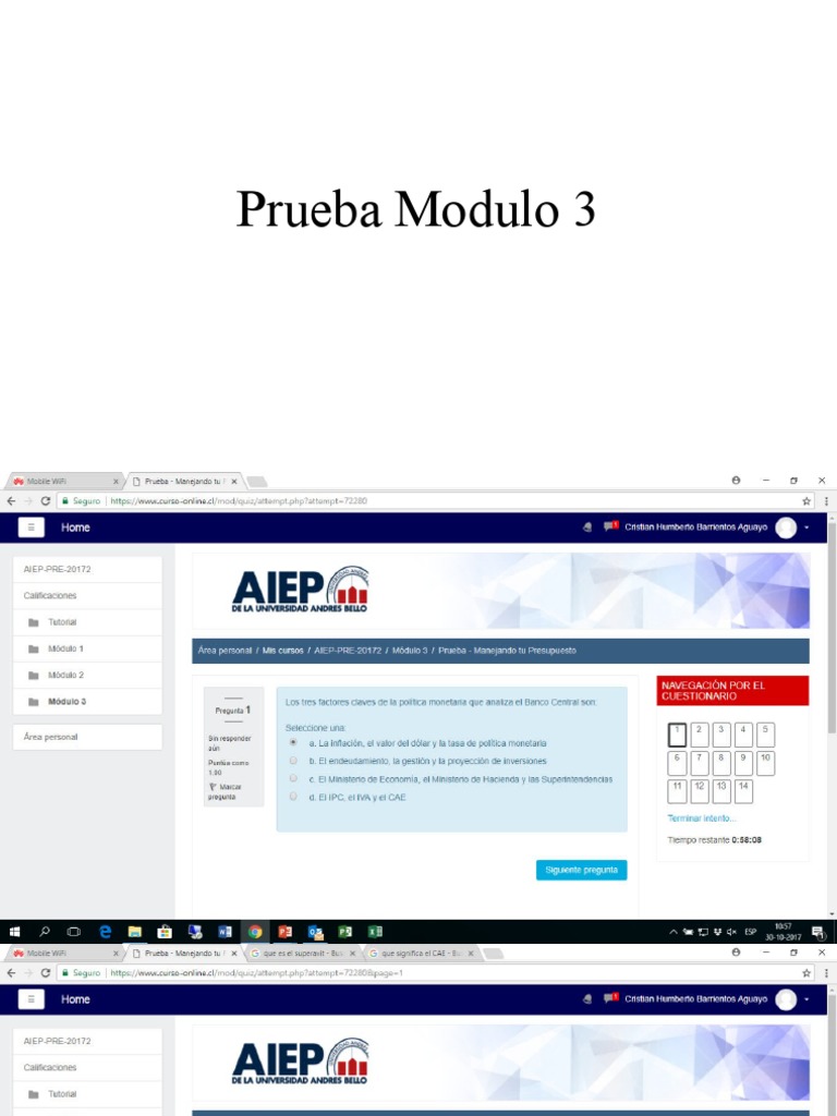Prueba Modulo 3 | PDF