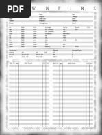 Robotech Character Sheets | PDF | Military Technology