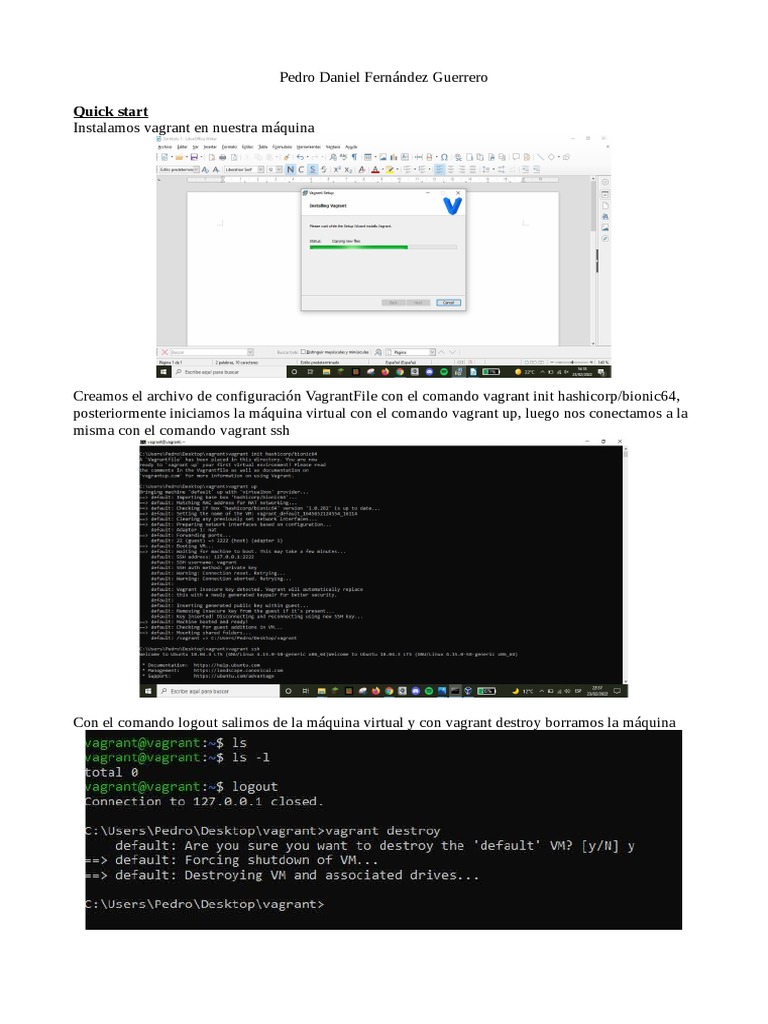 Vagrant | PDF | Software | Tecnología de sistema operativo