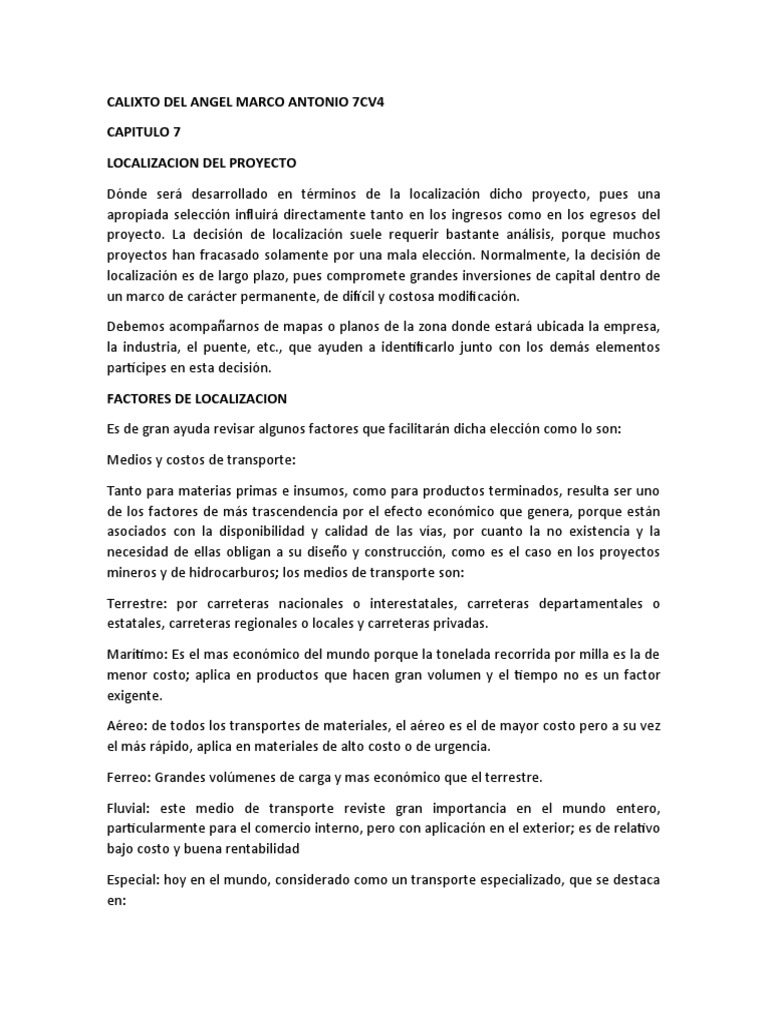Capitulo 7 Resumen | PDF | Transporte | Mercado (economía)