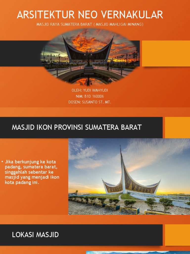 Arsitektur Neo Vernakular (Yudi Wahyudi B1D 160006) | PDF