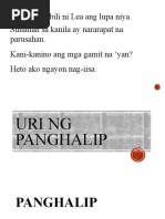 Panghalip Na Panao-Chart | PDF