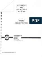Keystone Vision Screening Manual | PDF | Visual Acuity | Contrast (Vision)