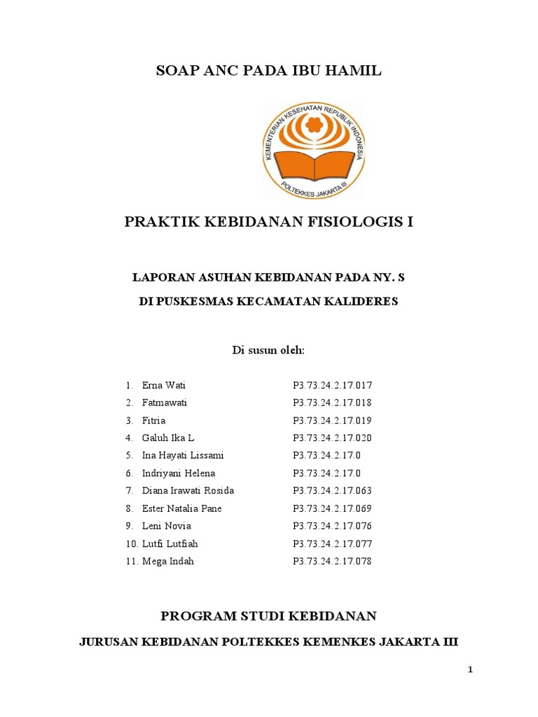 Asuhan Kebidanan Pada Ibu Hamil G3P2A0 Hamil 37 Minggu di Puskesmas ...
