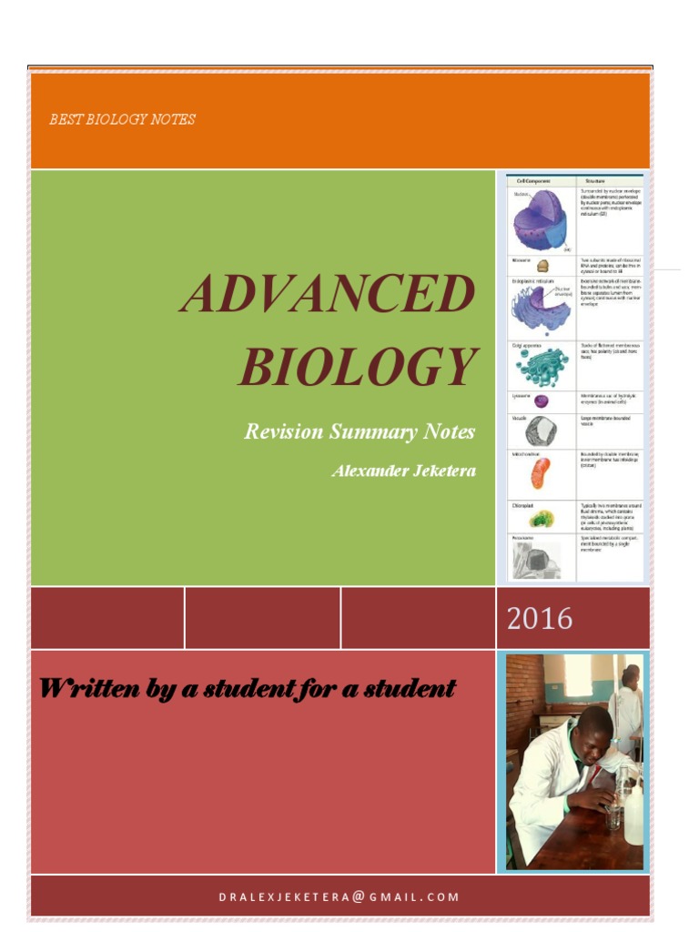 001 Advanced Biology | PDF | Endoplasmic Reticulum | Cell Membrane