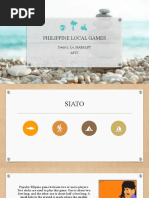Traditional Filipino Laro ng Lahi Games | PDF