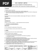 Injection Moulding Sop | PDF | Quality | Business Process