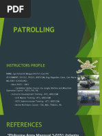 Patrol Order and Overlay Workshop Guide | PDF | Reconnaissance | Cbrn ...