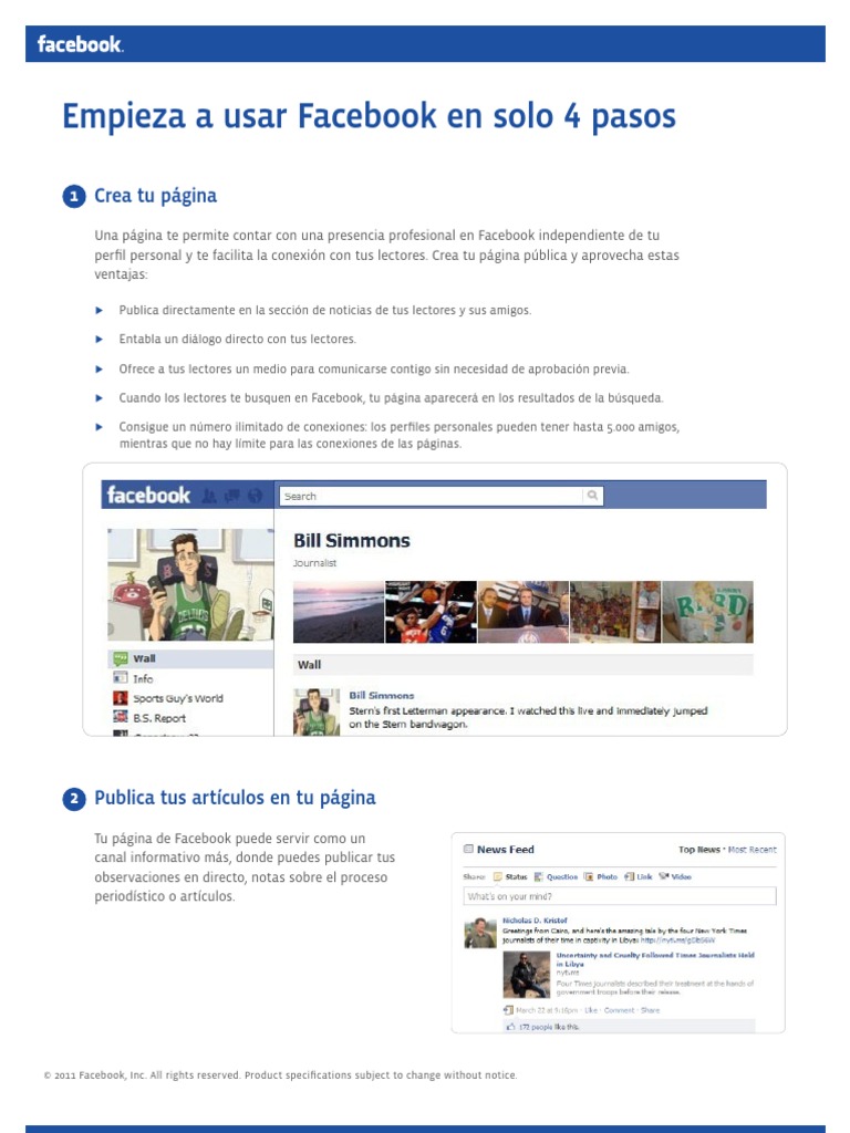 Guía Básica de Facebook | PDF | Facebook | Telefonía móvil