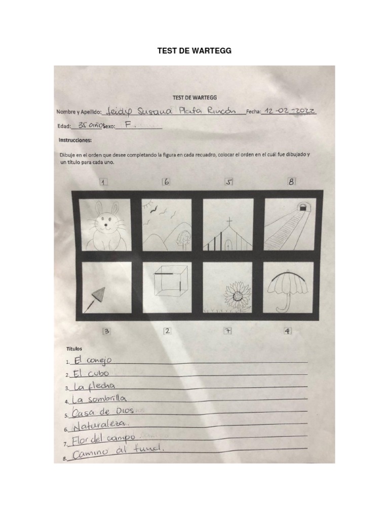 Test de Wartegg | PDF