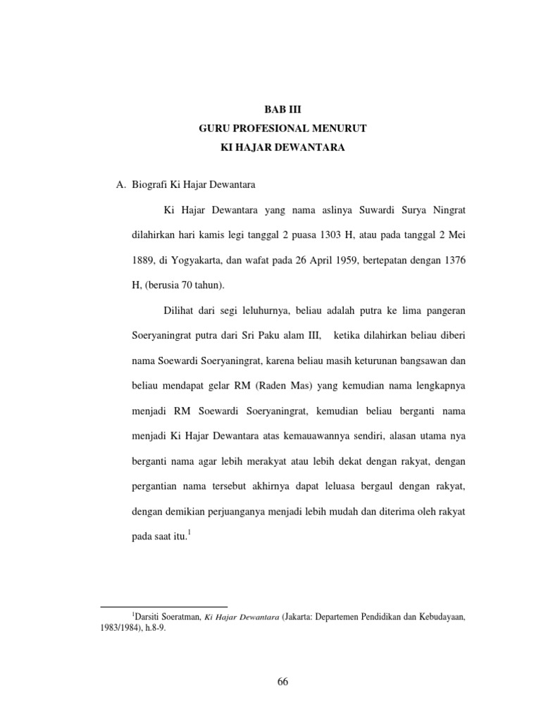 Guru Profesional Menurut KHD | PDF