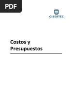 Entregable 1 - Contabilidad, Costos y Presupuestos | PDF | Contabilidad | Presupuesto