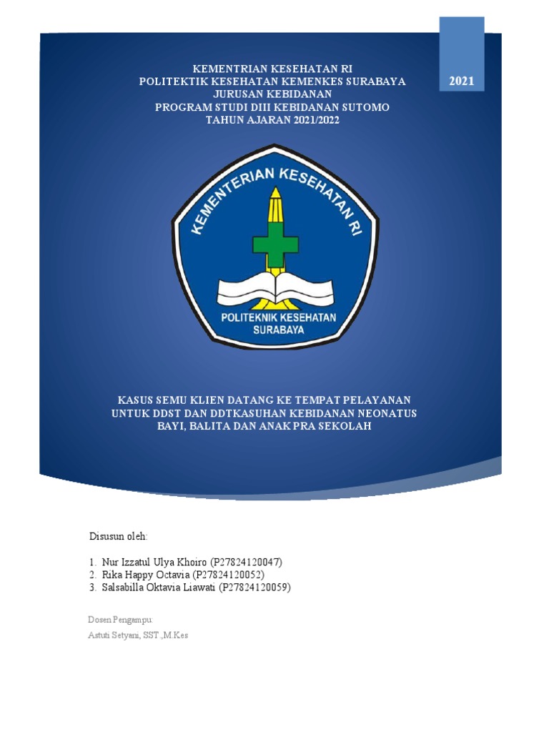 Laporan Ddtk Ddst Kel 20 Pdf